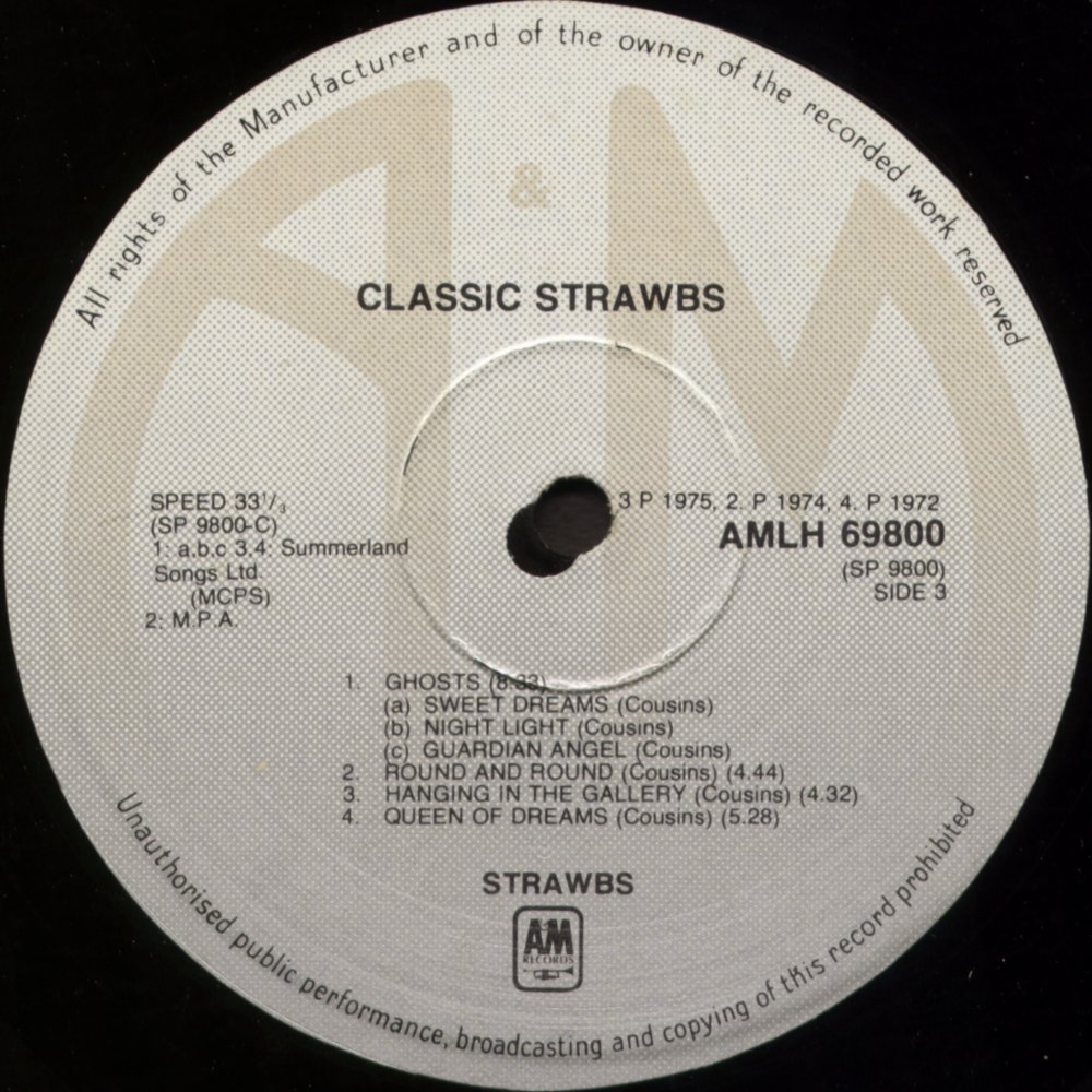 STRAWBS ALBUMS